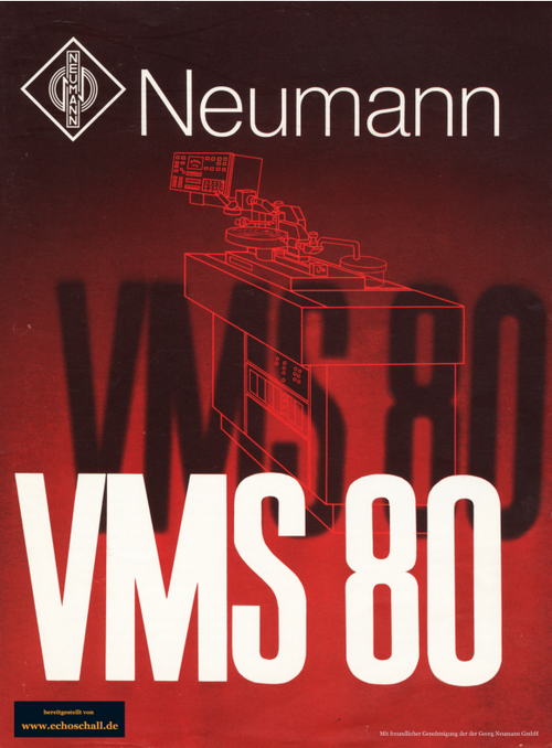 Echoschall-Bibliothek: VMS80 Platten-Schneidanlage (1978)